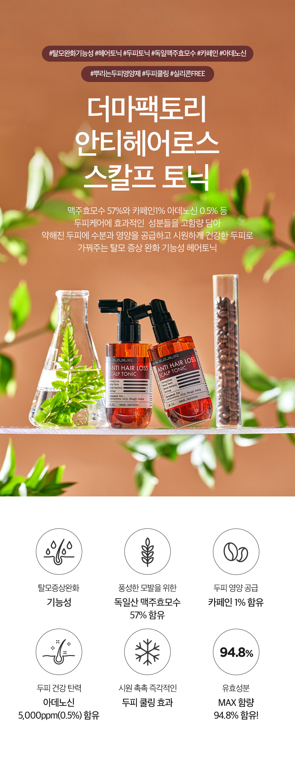 Shop DERMA FACTORY - Anti Hair Loss Scalp Tonic - 100ml | STYLEVANA