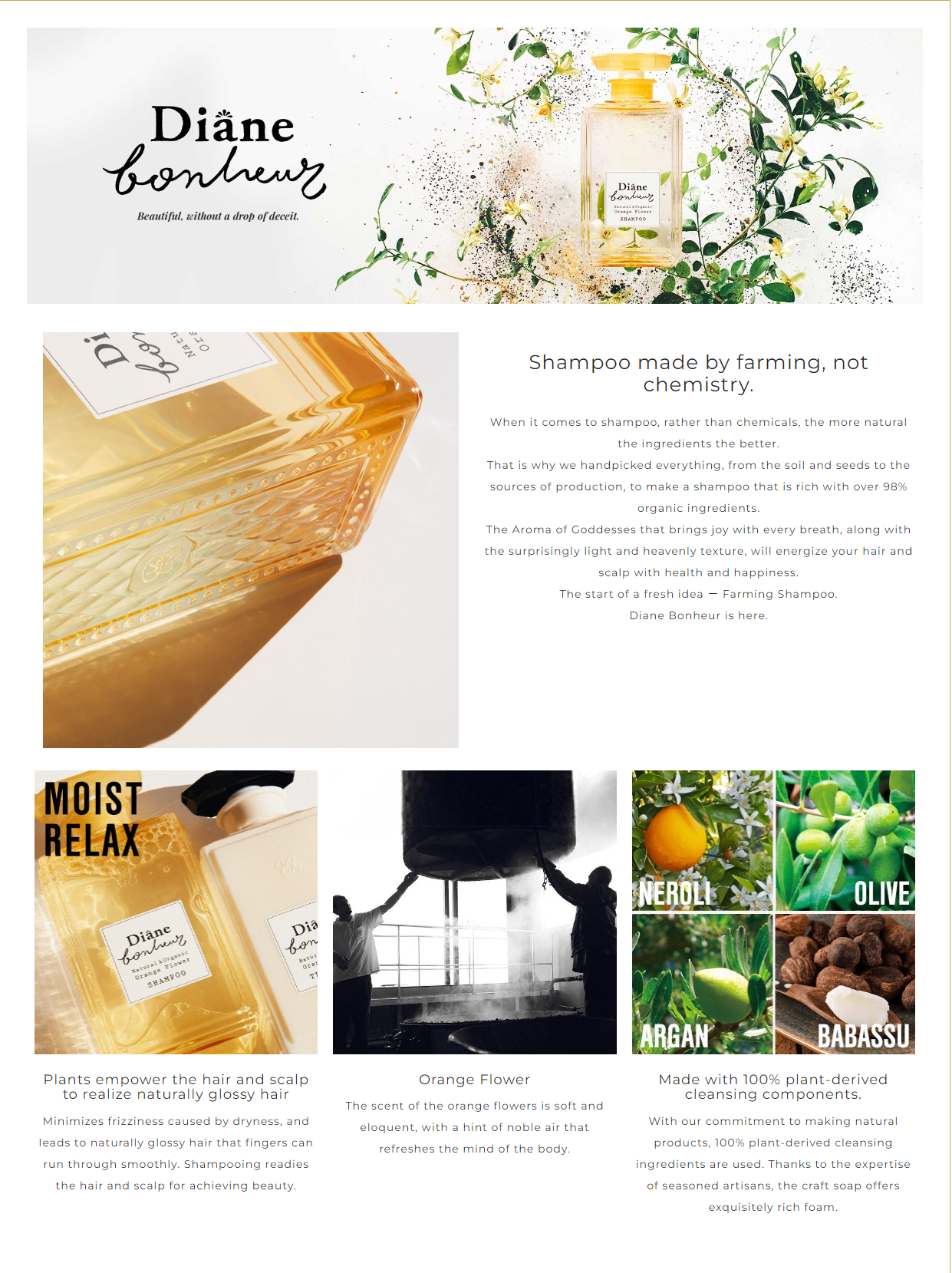 Shop NatureLab - Moist Diane Bonheur Orange Flower Treament - 500ml ...