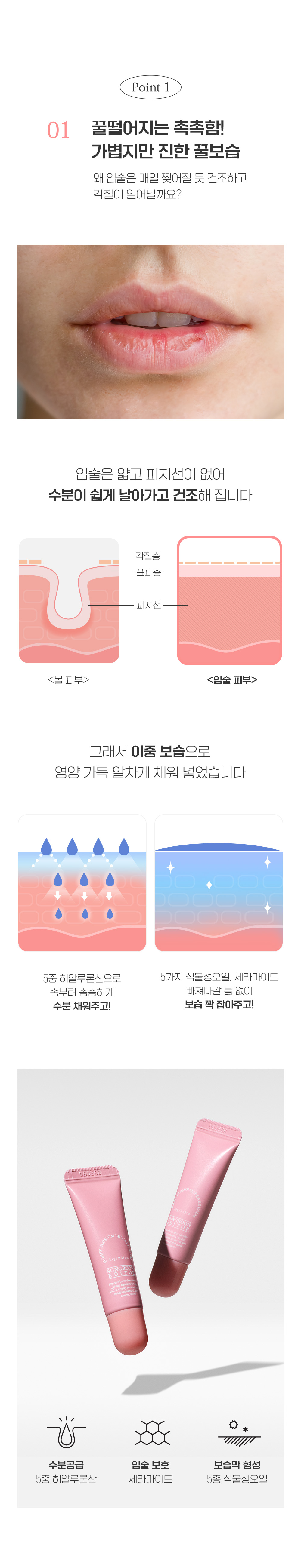 Shop SUNGBOON EDITOR - Honey Blossom Lip Care Balm - 10g | STYLEVANA