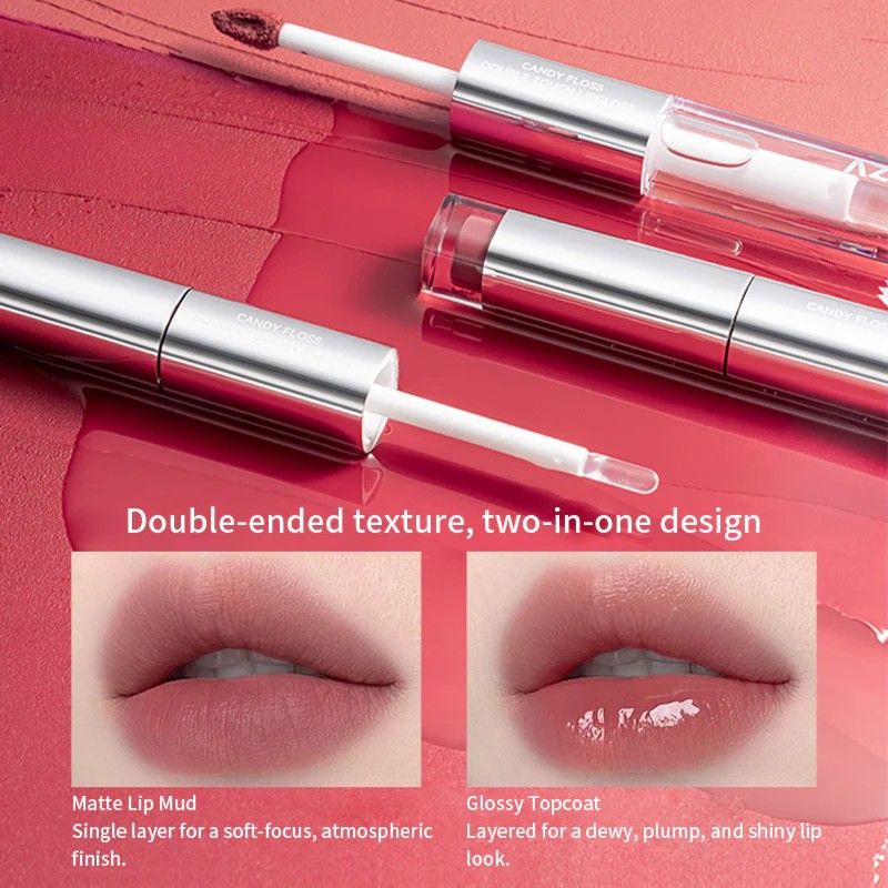 AZTK - Candy Floss Dual-Ended Touch Lip Gloss - 1.7g+1.7ml