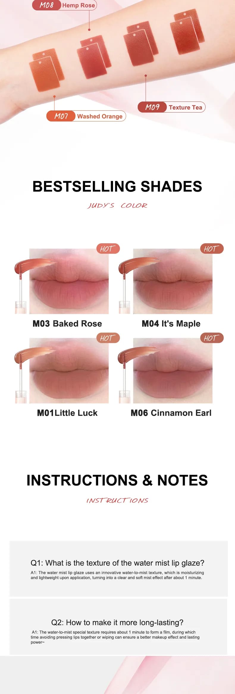 Shop Judydoll - Mist Lip Glaze - 2.2g | STYLEVANA