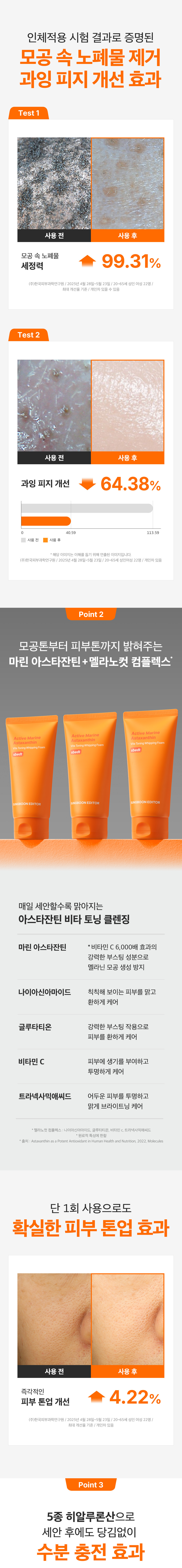 SUNGBOON EDITOR - Active Marine Astaxanthin Vita Toning Whipping Foam ...