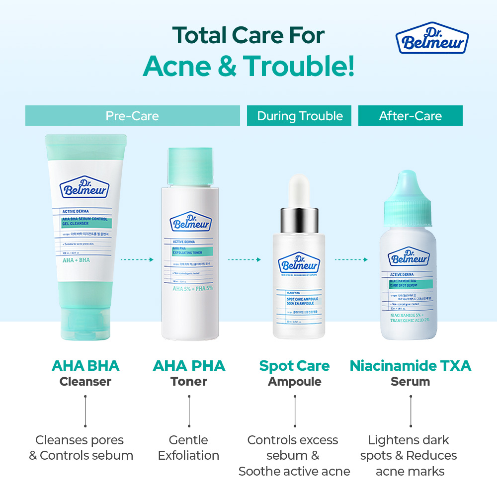 購買 THE FACE SHOP - Dr.Belmeur AHA/BHA Sebum Control Gel Cleanser - 100ml | STYLEVANA