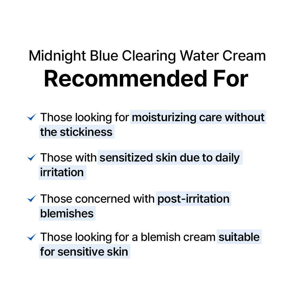 Shop Dear, Klairs - Midnight Blue Clearing Water Cream - 50g | STYLEVANA