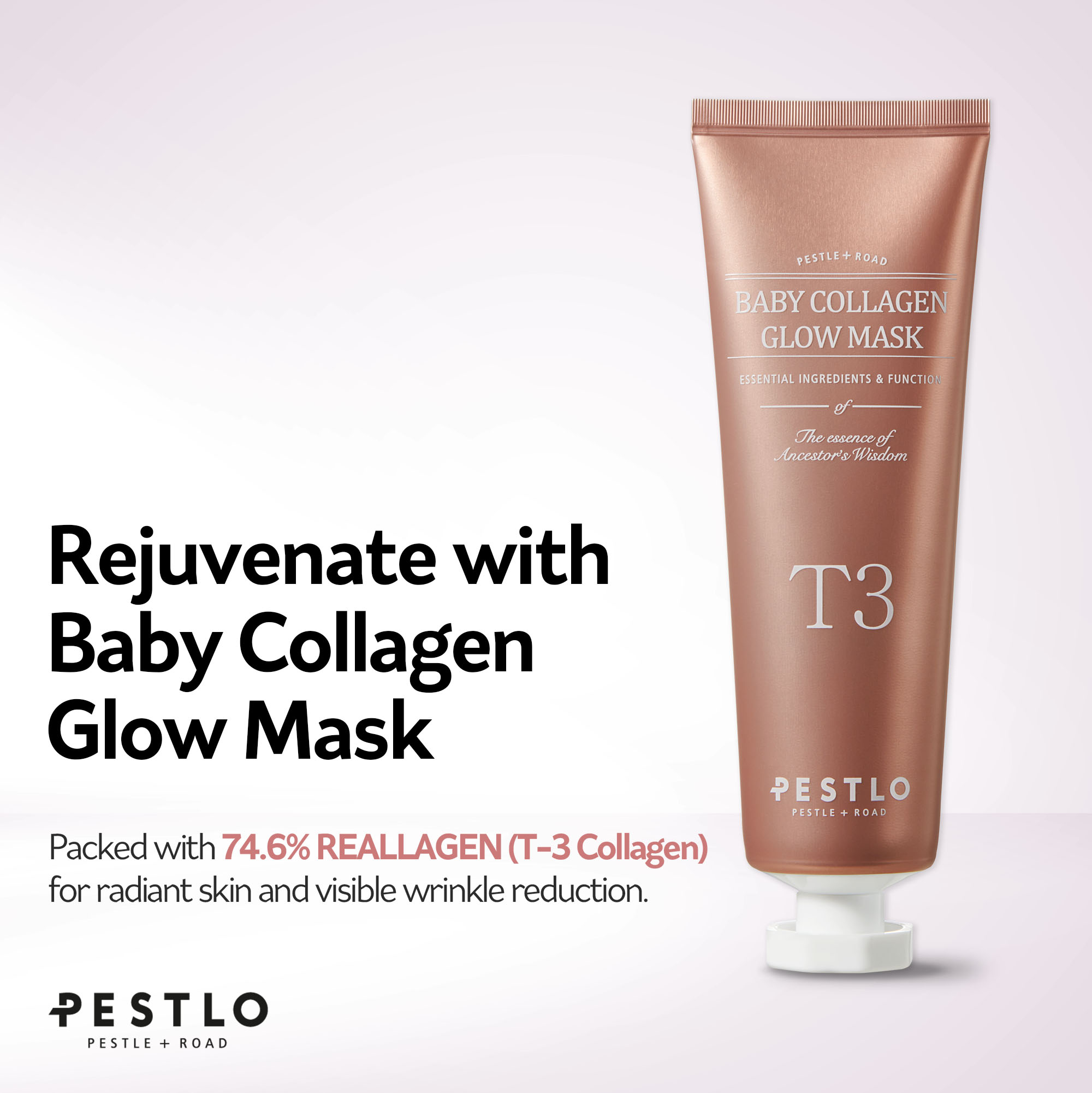 PESTLO - T3 Baby Collagen Glow Mask - 70ml | Stylevana