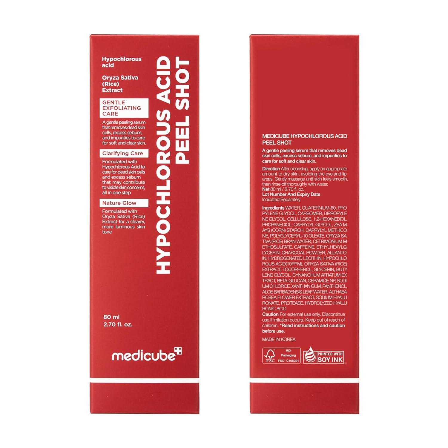 medicube - Hypochlorous Acid Peel Shot - 80ml | STYLEVANA