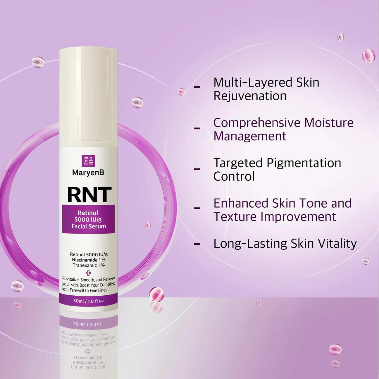 MaryenB - Retinol 5000 Facial Serum (RNT) - 30ml | STYLEVANA