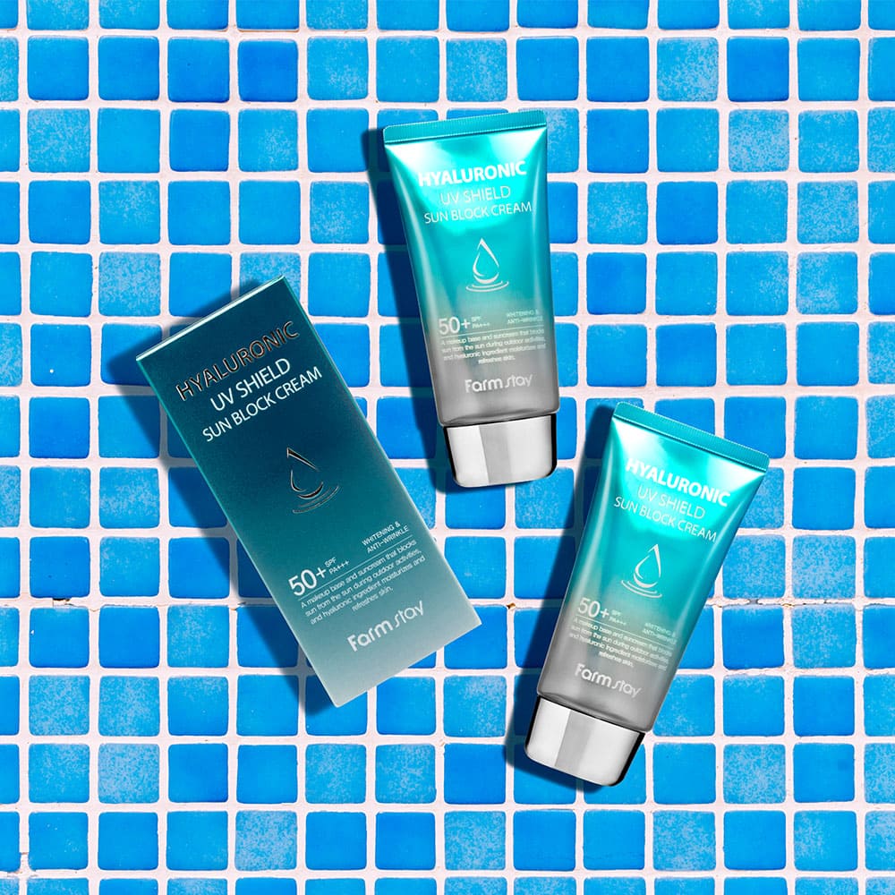 Farm Stay - Hyaluronic UV Shield Sun Block Cream SPF50+ PA++++ - 70g ...