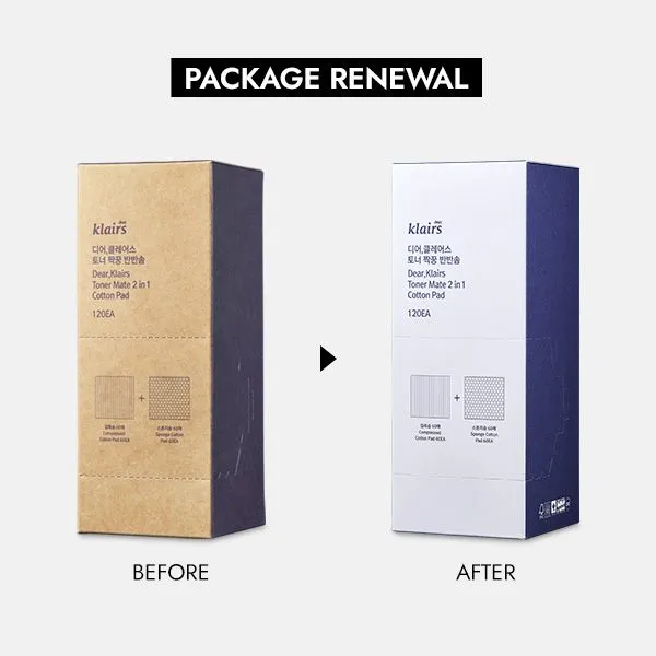 DEAL Dear Klairs Toner Mate 2 In 1 Cotton Pad Stylevana
