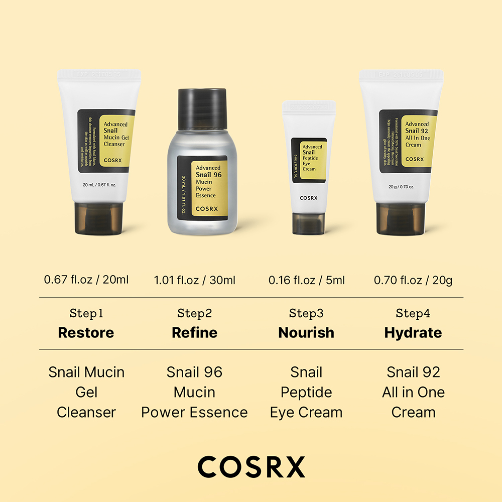 Shop COSRX - All About Snail Kit - 1set(4items) | STYLEVANA